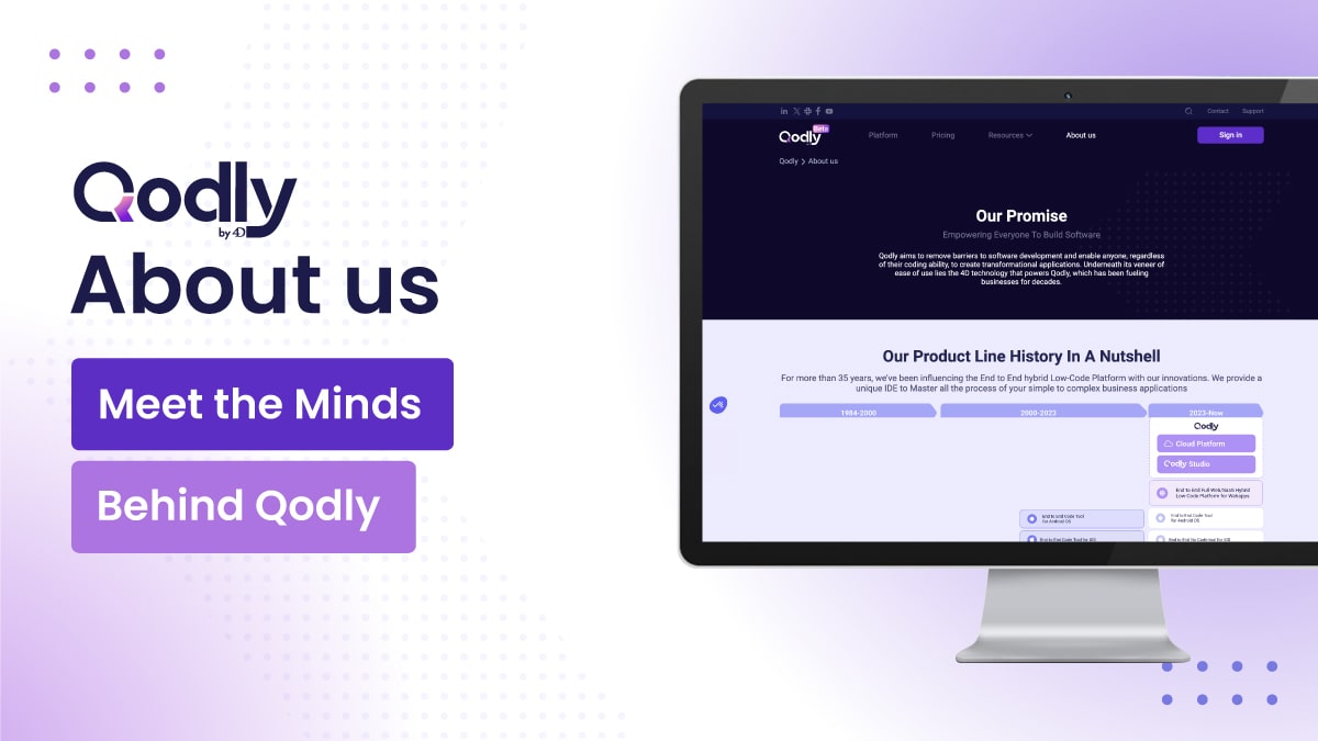 About us | Qodly by 4D | Low Code Platform for creating Apps